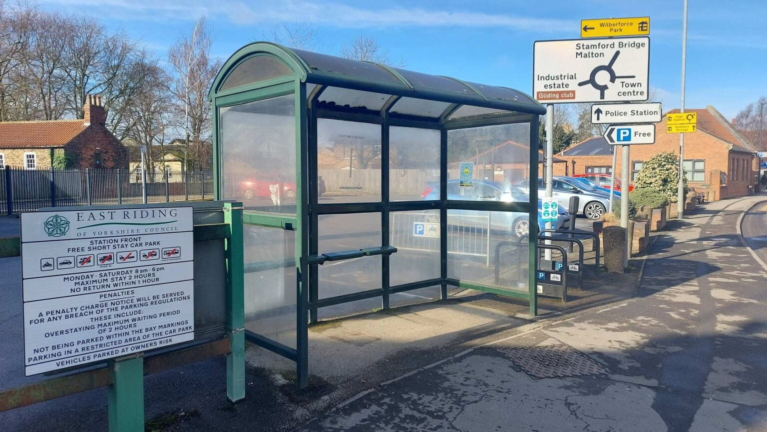 STATION ROAD BUS SHELTER - The Pocklington Bugle